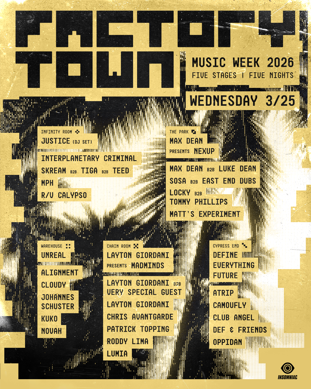 Factory Town Drops Daily Lineups For Miami Music Week 2026 — CULTR